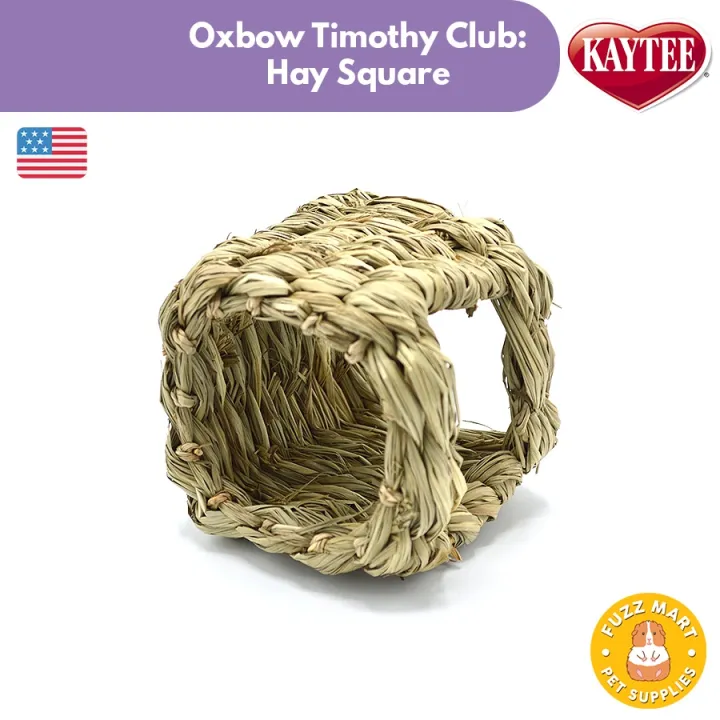 Oxbow Timothy Club Hay Square Chew Toy / Hay Stuffer / Tunnel | Lazada PH