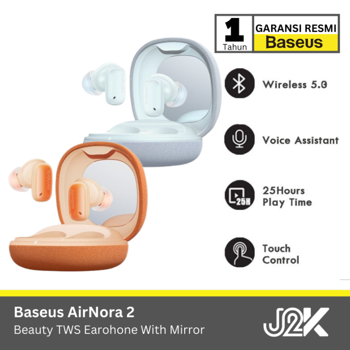 Baseus AirNora 2 True Wireless Earphones Bluetooth - NGTW32 | Lazada ...