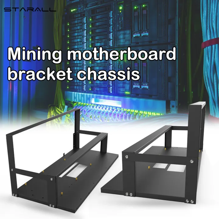 StarALL Mining Case Rack Motherboard Bracket Open Mining Rig Frame ETH ...