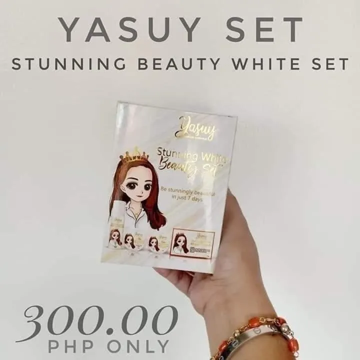 Yasuy Stunning Beauty White Set | Lazada PH