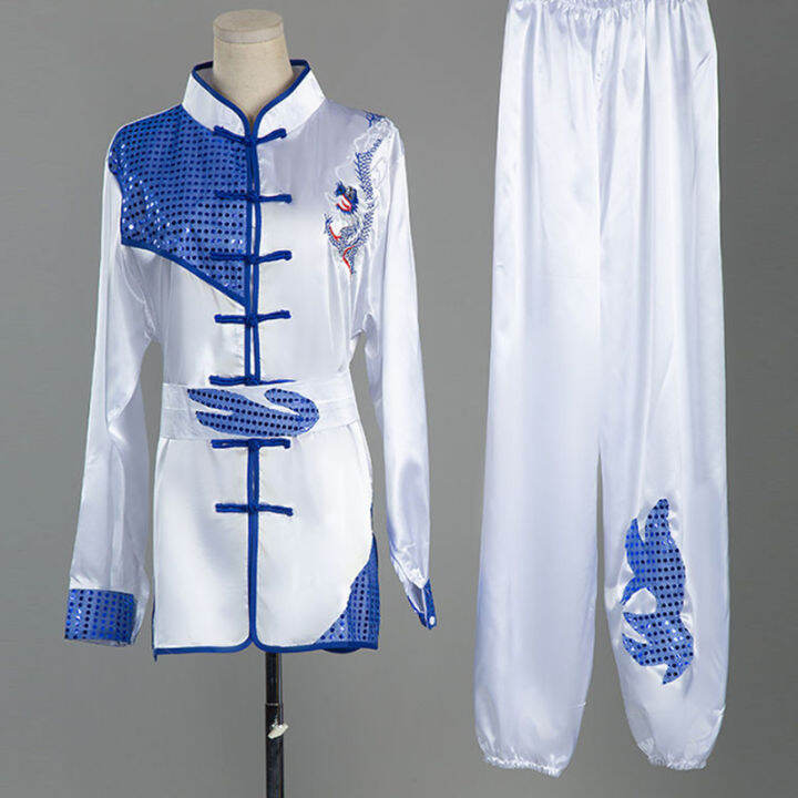 Chinese Wushu Uniform Kungfu Clothes Martial Arts Suit Taolu Garment ...