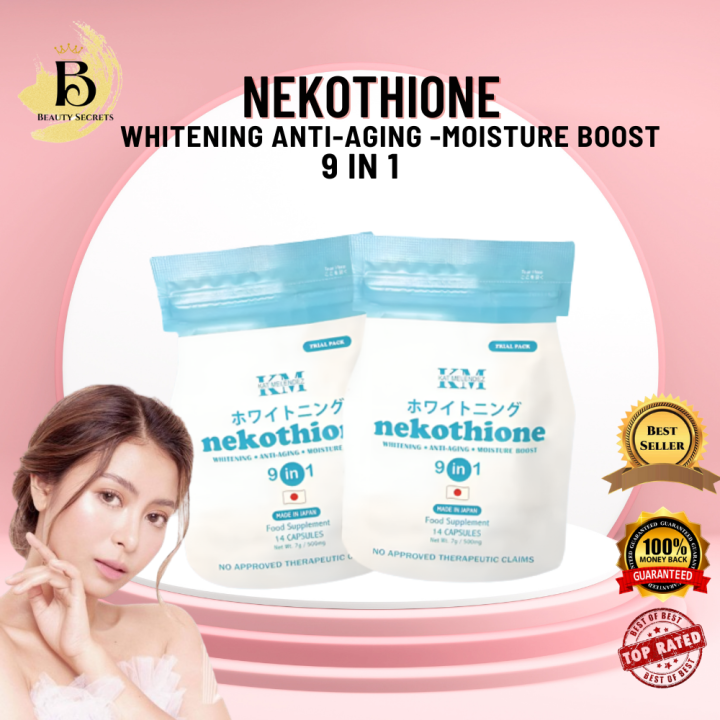 Original Nekothione TRIAL PACK Detox Beauty Supplement 14 Capsules By ...