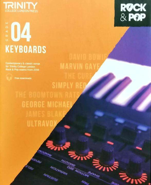 Trinity Rock And Pop Keyboards Grade 4 Lazada