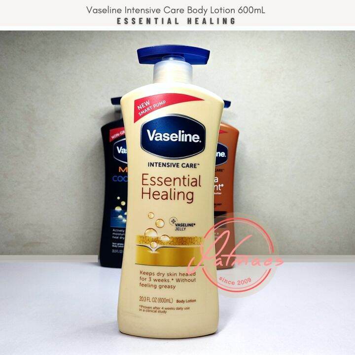 Vaseline Intensive Care Essential Healing Lotion 600ml Lazada Ph