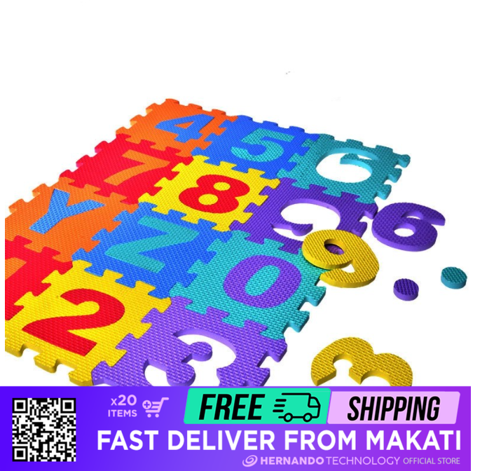 Puzzle Mat Numbers Design 10pcs. 30x30cm | Lazada PH