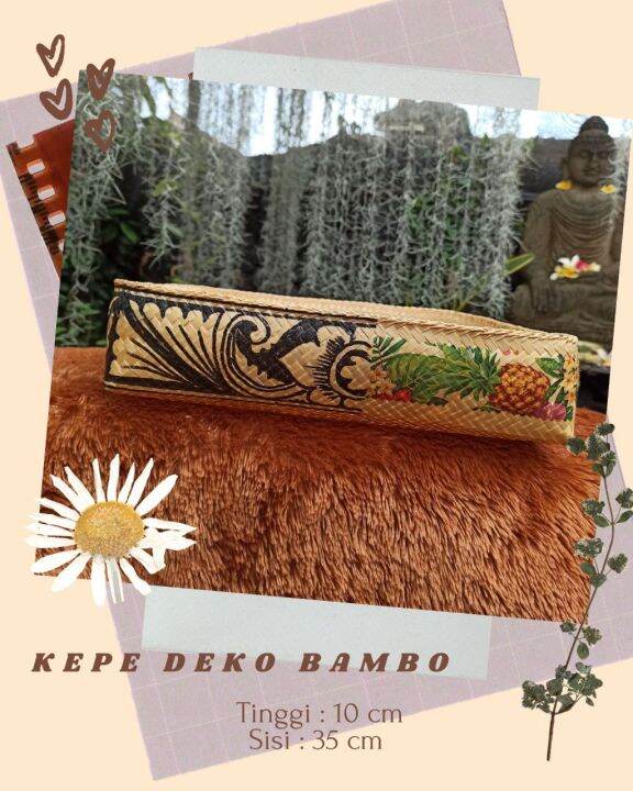 BOLLSHOP Kepe Bambu / Besek Bali Peralatan Upakara Yadnya | Lazada ...