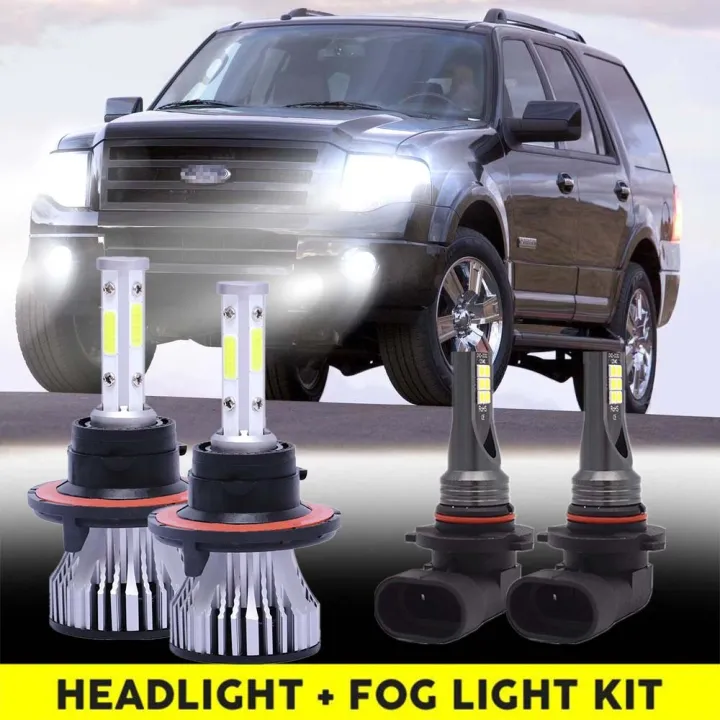 Led Spotlight Kit For Ford Expedition 07-14 6000K H13 9145 Accesories ...