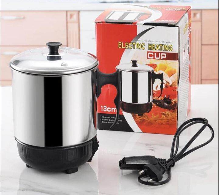 high quality stainless steel Electric Water heater cup | Lazada PH