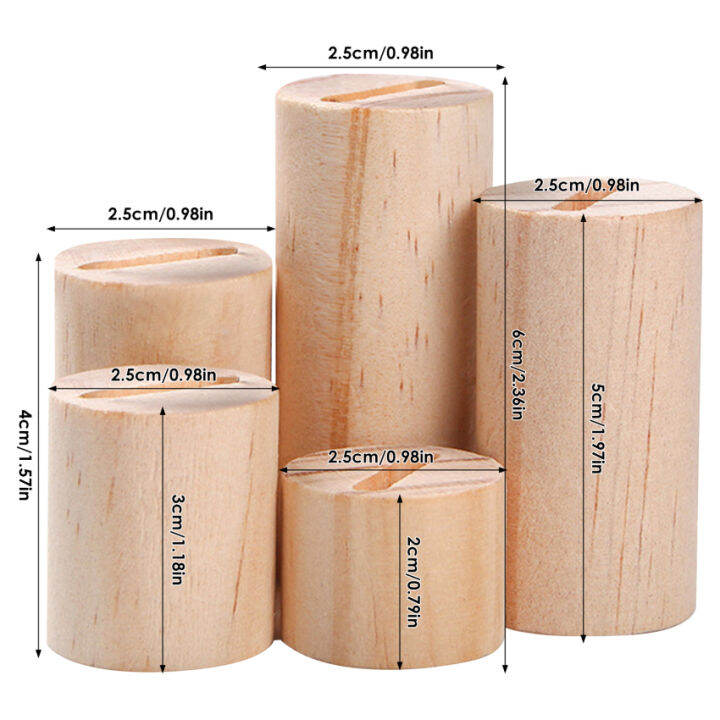 5pack Ring Display Stand Wood Round Risers for Display Wooden Display ...