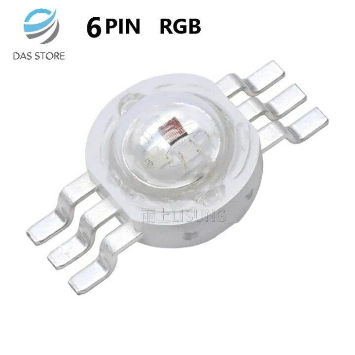 High Power LED HPL RGB RED GREEN BLUE 6PIN 6 KAKI 3WATT 1WATT | Lazada Indonesia