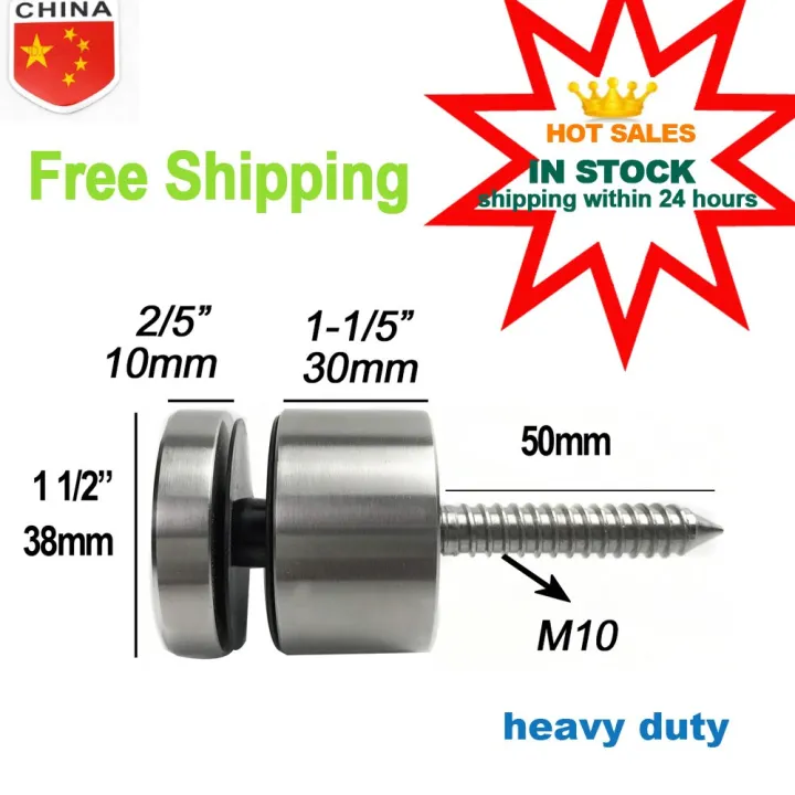 YL Free Shipping Frameless Glass Railing Clamp Bracket Standoff for ...