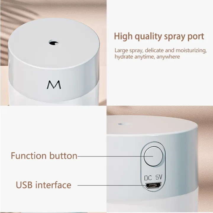 【COD】Mini Ultrasonic Humidifier Air Purifier Diffuser Humidifer for ...