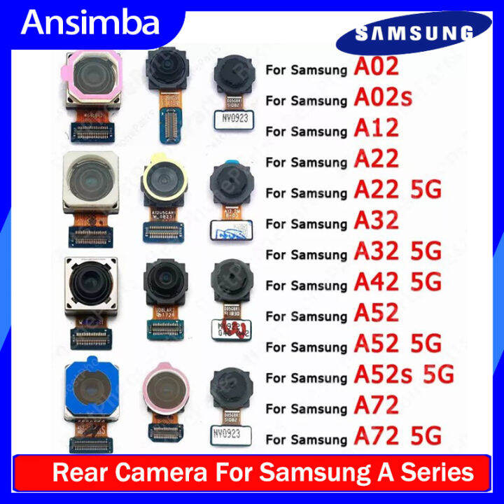 Ansimba Rear Back Camera For Samsung Galaxy A02 A02s A12 A22 A32 A42 A52 A52s A72 5G Camera ...