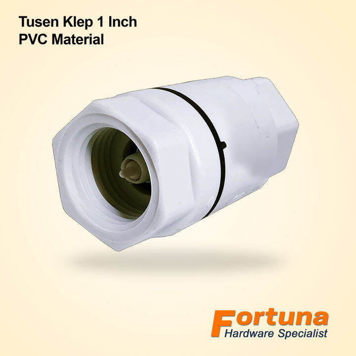 FORTUNA Tusen Klep PVC Ukuran 1 Inch | Lazada Indonesia