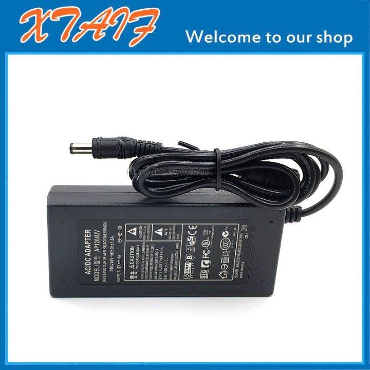 12V 4A AC Adapter For ELO ET1925L Touchscreen LCD Monitor Charger Power ...
