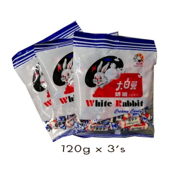 White Rabbit Milk Candy 108g x 3 | Lazada