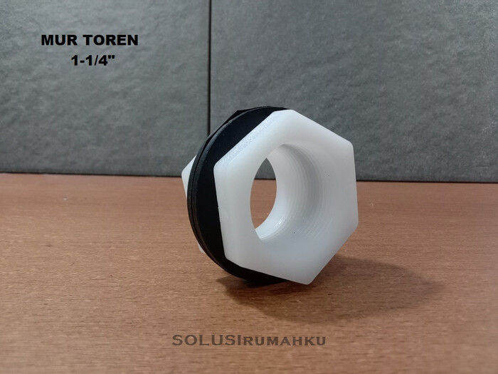 Mur Toren 1-1/4 PUTIH / Soket Toren Lubang Tangki Air Tandon | Lazada ...