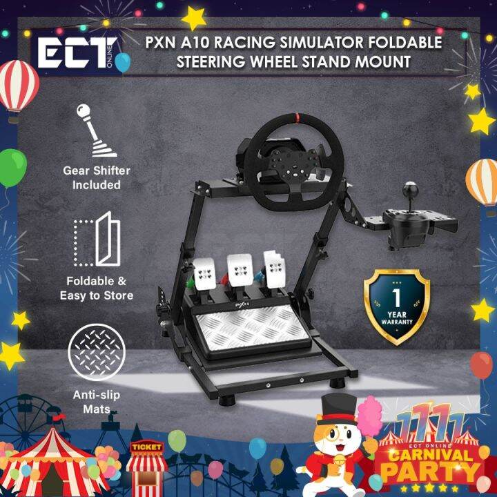 PXN A10 Racing Simulator Foldable Steering Wheel Stand Mount for PXN ...