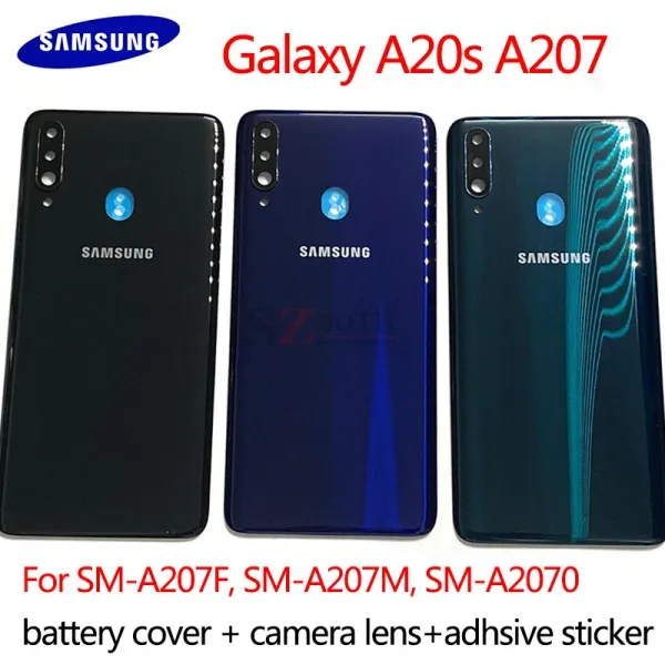 สำหรับ Samsung Galaxy A20s A207 A207F A207M Perumahan Bateri Kes ...