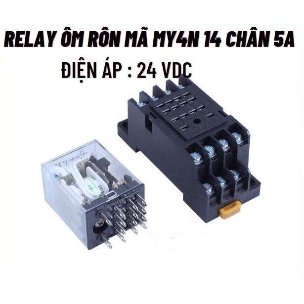 Relay 24V 14 chân 5A, Rơ le trung gian, relay 14 chan 24V | Lazada.vn