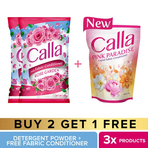 Calla Powder Rose Garden 2x1.6KG with Calla Pink Paradise 1L SUP ...