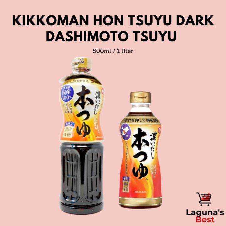 KIKKOMAN HON TSUYU Dark Dashimoto Tsuyu BASE FOR NOODLES, 500ml 1 liter | Lazada PH