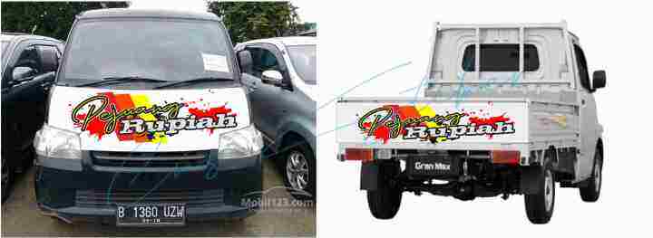 Stiker Kap Depan Mobil Grandmax Pick Up DAN STICKER GRANDMAX PICK UP ...