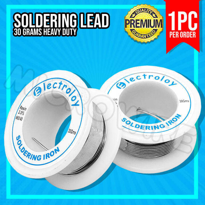 ELECTROLOY Soldering Lead 1 Roll 30 Grams Approx: 4.5 Meters Long 0.8mm ...