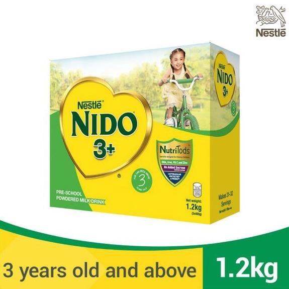 Nido 3 Advanced Protectus Pre-School For Children Above 3 Up To 5 Years Old Plain 1.2 Kg | Lazada PH