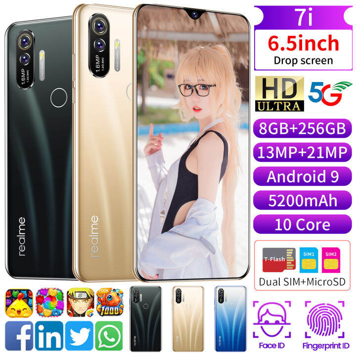 Realme Handphone 7i Handphone 4+128GB 6.5 Inch | Lazada PH