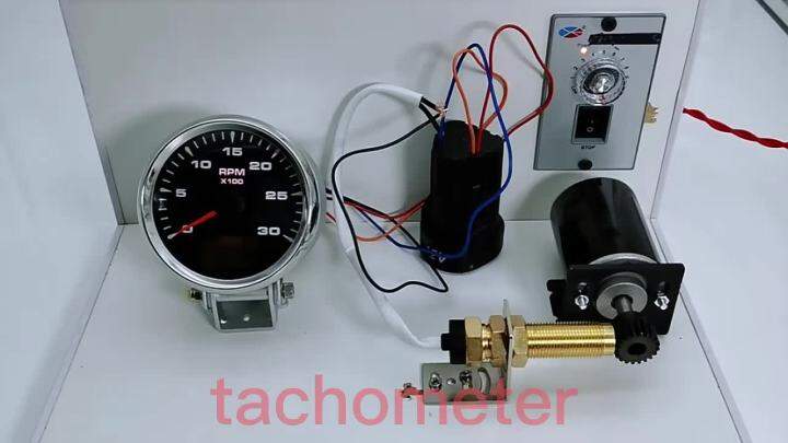 85มม. 3000RPM ดีเซลเครื่องยนต์ Tachometer พร้อม Sensor TRIP COG 8สี ...