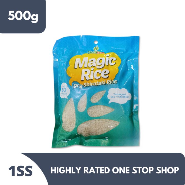 Nutrifam Magic Rice Dry Shirataki Rice 500g | Lazada PH