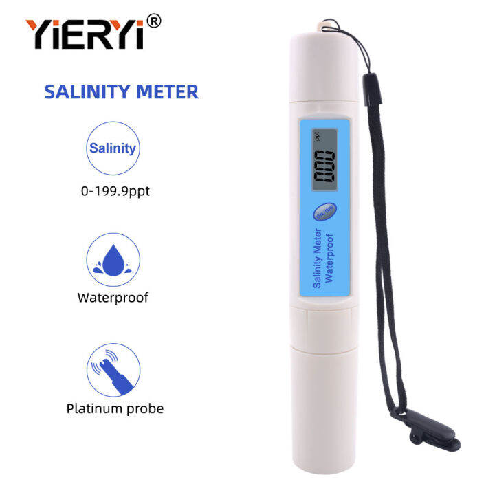 yieryi Digital Salinity Meter 0-199.9ppt High Precision Salinity ...