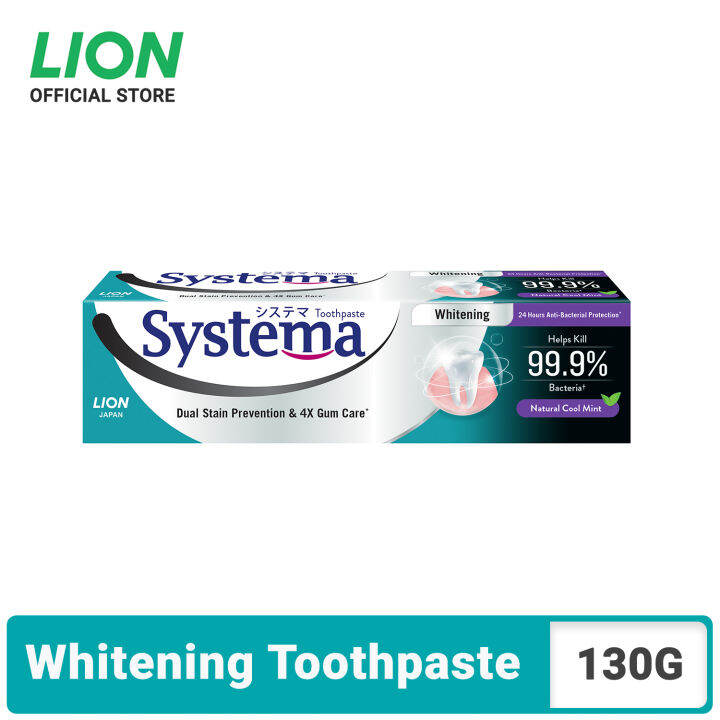 Systema Whitening Toothpaste 130g (Natural Cool Mint) | Lazada Singapore