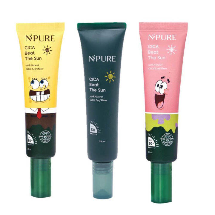 [SPF 50] Npure Cica Beat The Sun SPF50 PA++++ - Sunscreen Npure 35ml ...