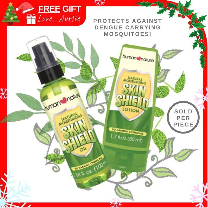 Love Auntie Human Nature Mosquito Repellant Skin Shield Oil & Lotion ...