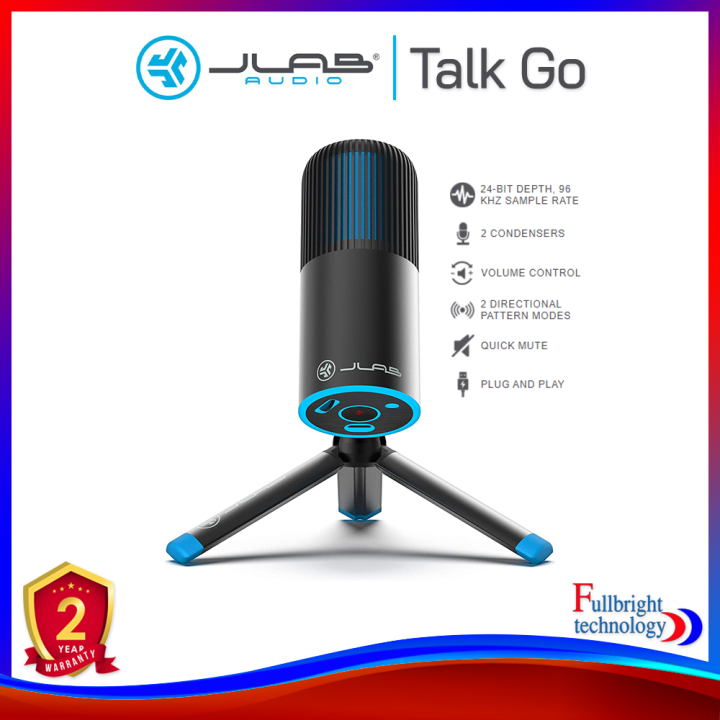 JLab Talk Go USB Microphone ไมโครโฟนคอนเดนเซอร์ สำหรับอัดเสียง คุณภาพระดับ Professional รับ ...