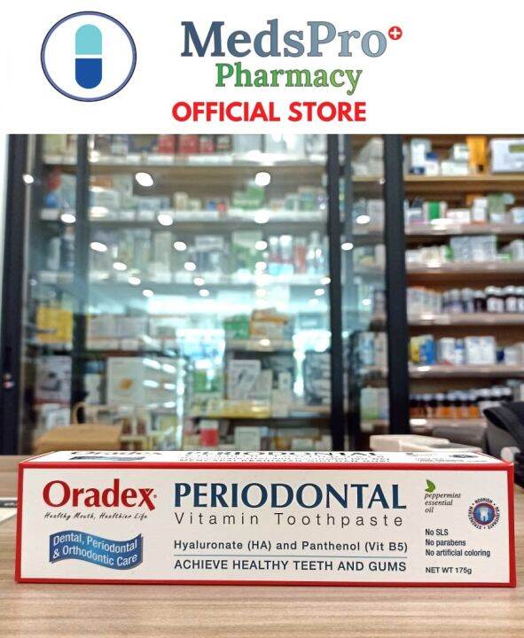 ORADEX PERIODONTAL VITAMIN TOOTHPASTE 175G (EXP:02/2025) | Lazada