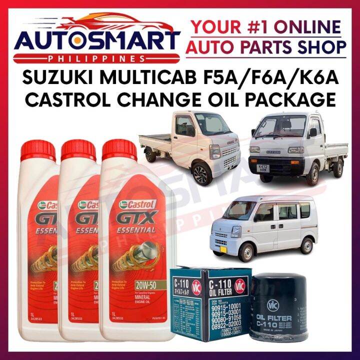 【New product】 Suzuki Multicab/Transformer F5A/F6A/K6A Castrol Change ...