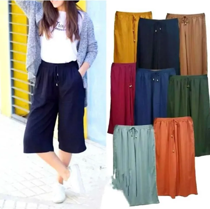 CHALLIS TOKONG SQUAREPANTS FOR WOMEN CASUAL FIT UP TO LARGE | Lazada PH