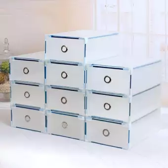 ( 10x ) 10PCS Drawer Plastic Storage Plastic Drawers Foldable ...