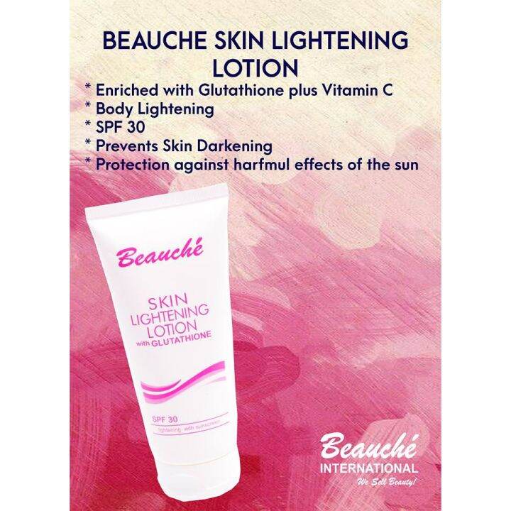 BEAUCHE SKIN LIGHTENING LOTION WITH GLUTATHIONE | 200ml | Lazada PH