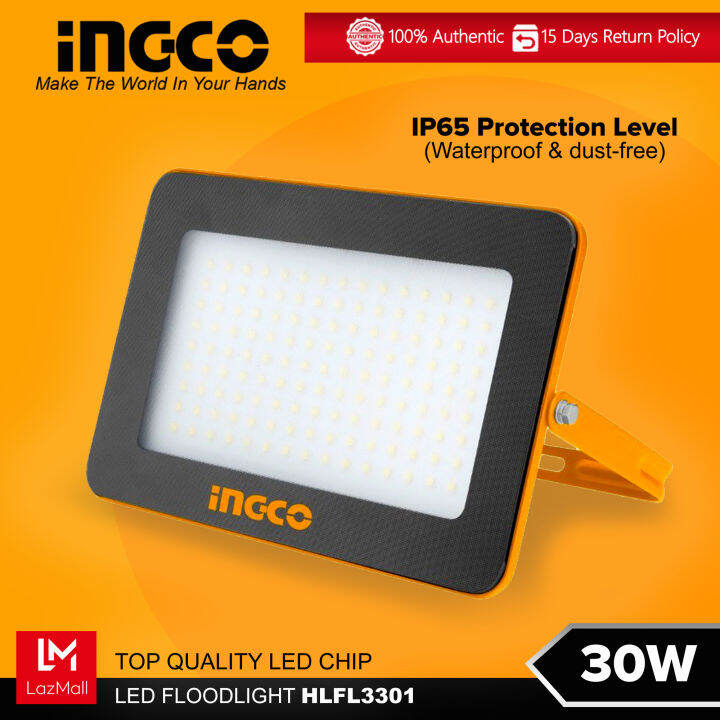Ingco HLFL3301 30W LED Floodlight with IP65 Protection Level Waterproof ...