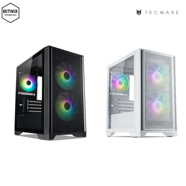 TECWARE Neo M2 TG ARGB MATX Case - Black/White | Lazada