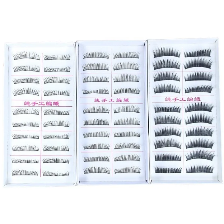 Taiwan eyelashes 10 pairs SET random style♨ | Lazada PH