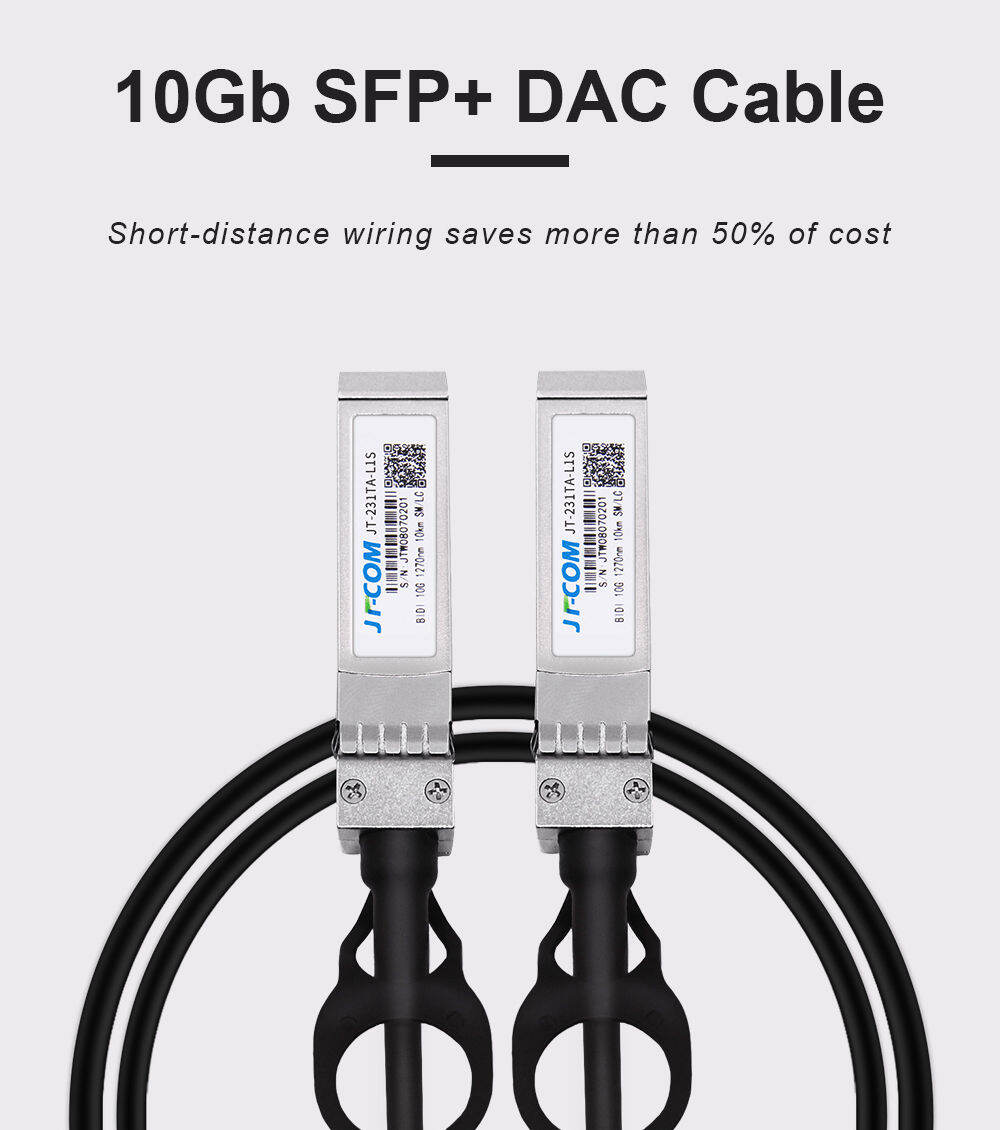 ใหม่เอี่ยม10Gb SFP + สายDAC 10G SFP + SFP Module TransceiversสายDAC 1/2 ...