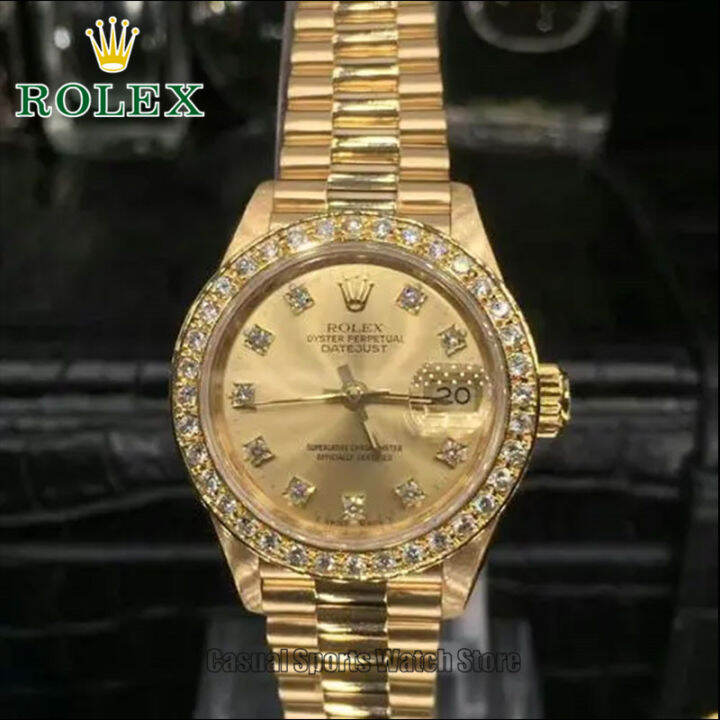 ROLEXs Watch For Women Pawnable Original Automatic Gold ROLEXs Watch ...