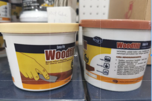 EASYFIX Wood Putty Filler 500GRAM (NATURAL & TEAK) / Putty Kayu | Lazada