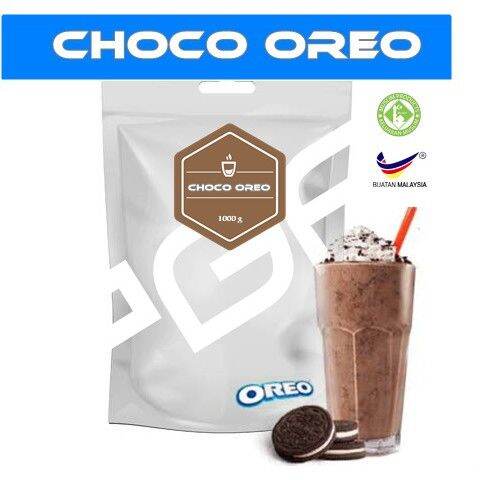 Chocolate OREO Powder / Serbuk Chocolate OREO 1000g Ice Blended ...