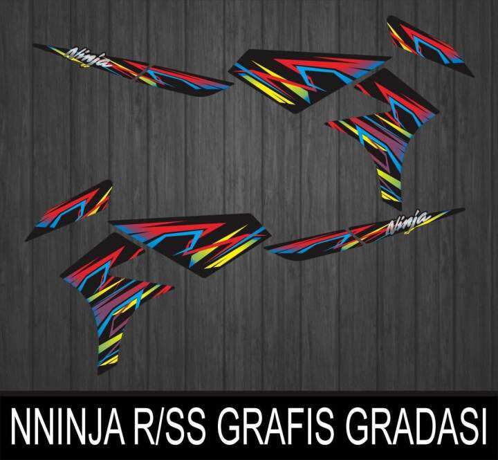stiker striping NINJA R/SS GRAFIS GRADASI | Lazada Indonesia